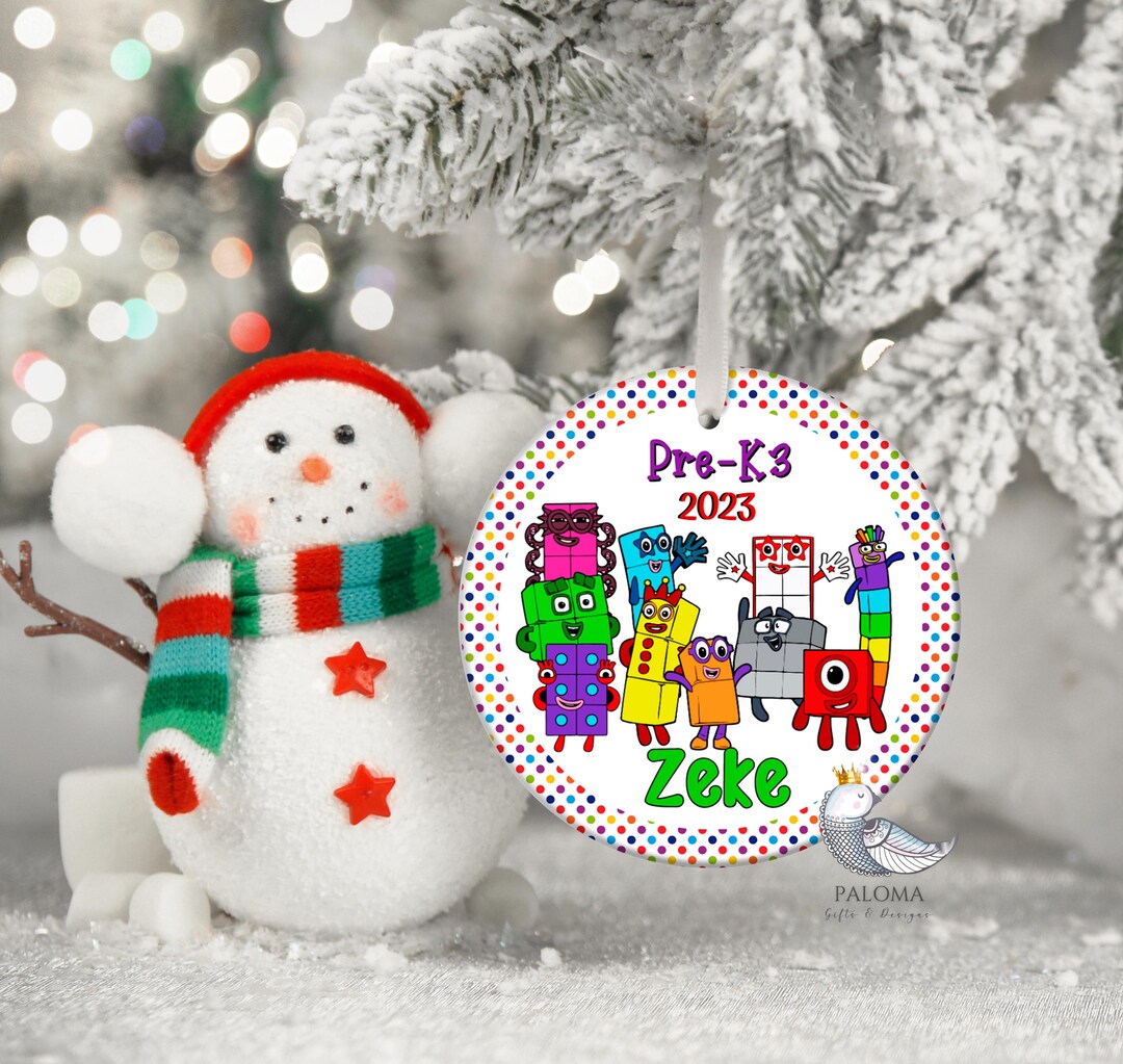 Numberblocks Ornaments Child Christmas Gift Kids Ornaments 2024 Gifts ...