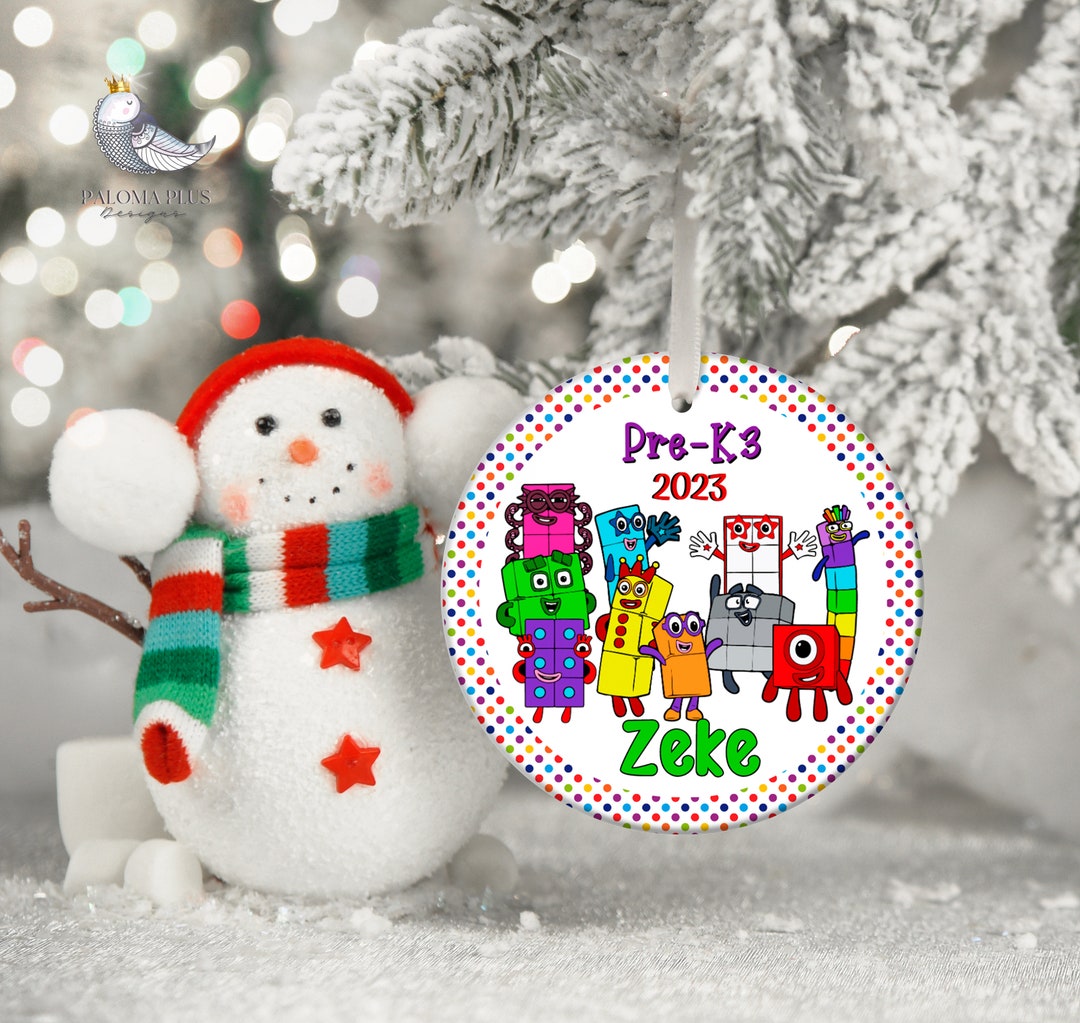 Numberblocks Ornamentschild Christmas Gift Kids Ornaments 2023gifts ...