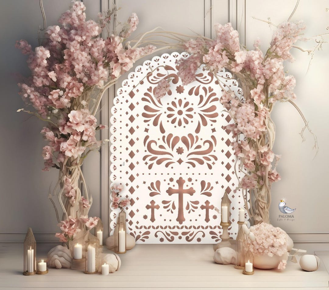 Custom Backdrop for Birthday Baptism Printable Back Drop Photo Props ...