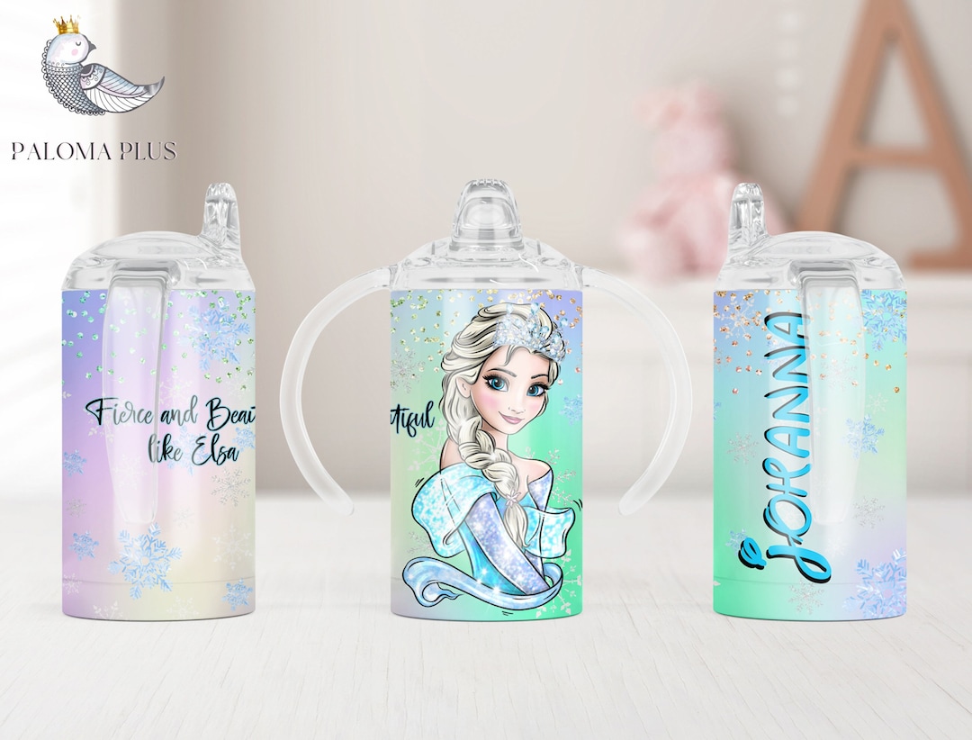 Frozen Tumbler Elsa Water Bottle Custom Kids Tumblers - Etsy
