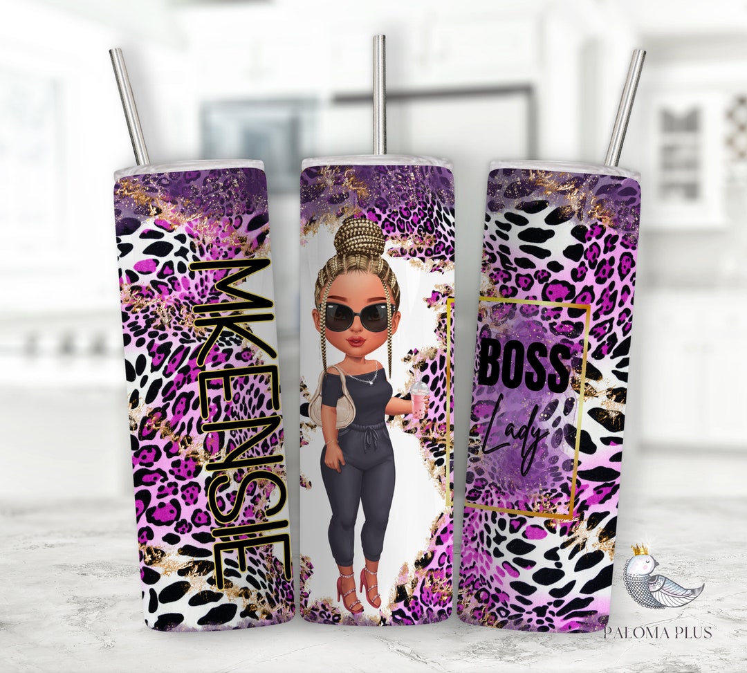 Personalized Boss Lady Cup-custom Boss Gift-boss Gift for Women-leopard ...