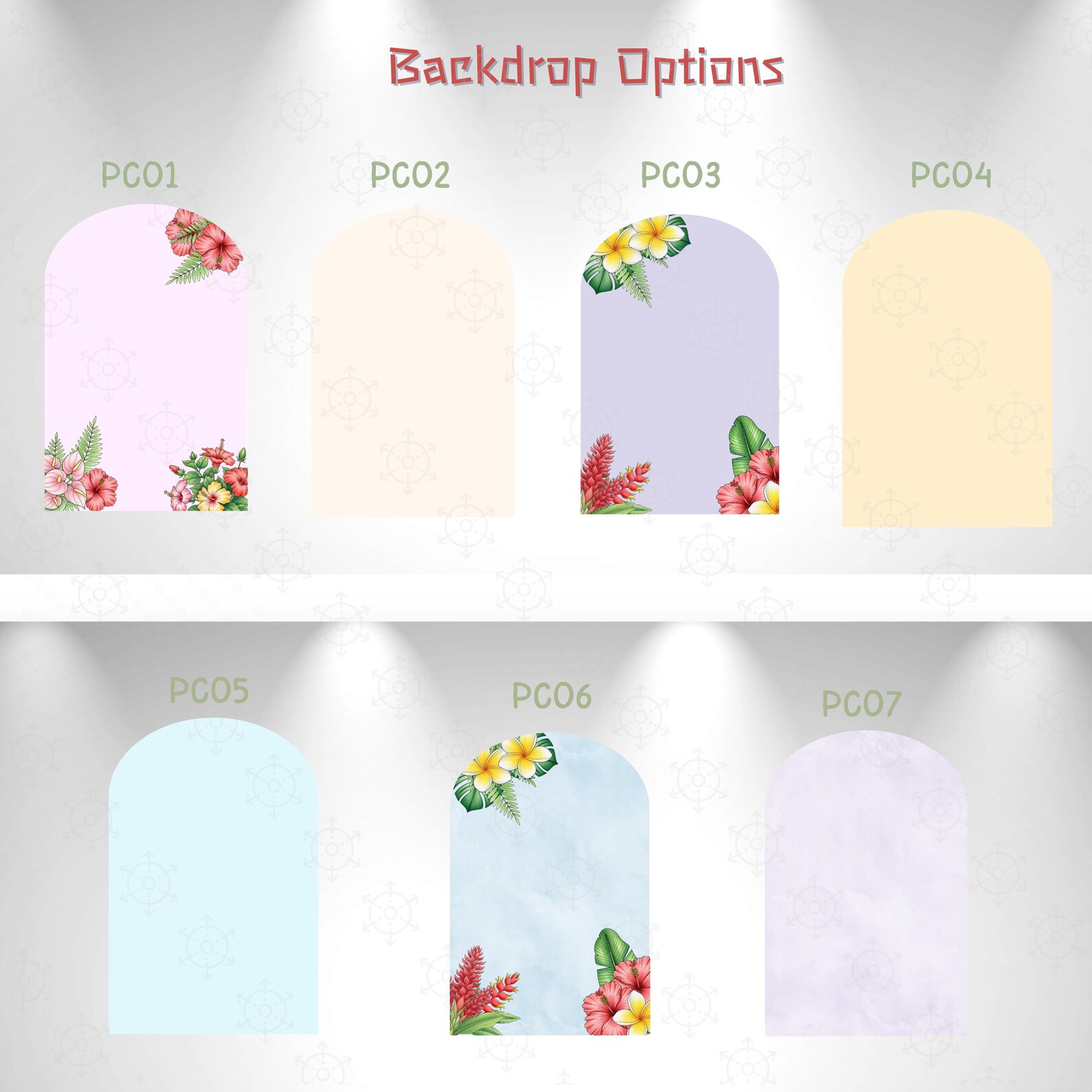 Tropical Birthday Party Backdrop: Custom Hawaiian Cutouts - Etsy