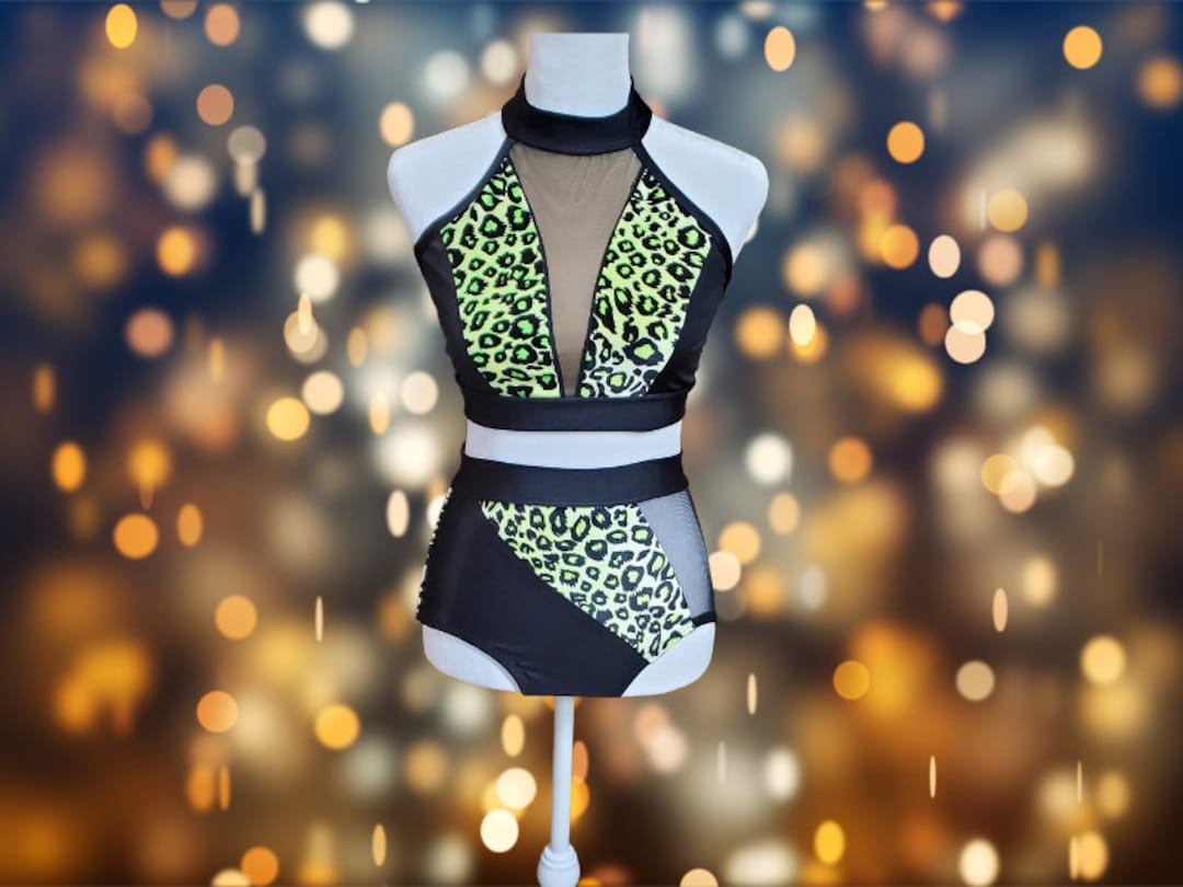 YOUTH Leopard Dance Set - Etsy