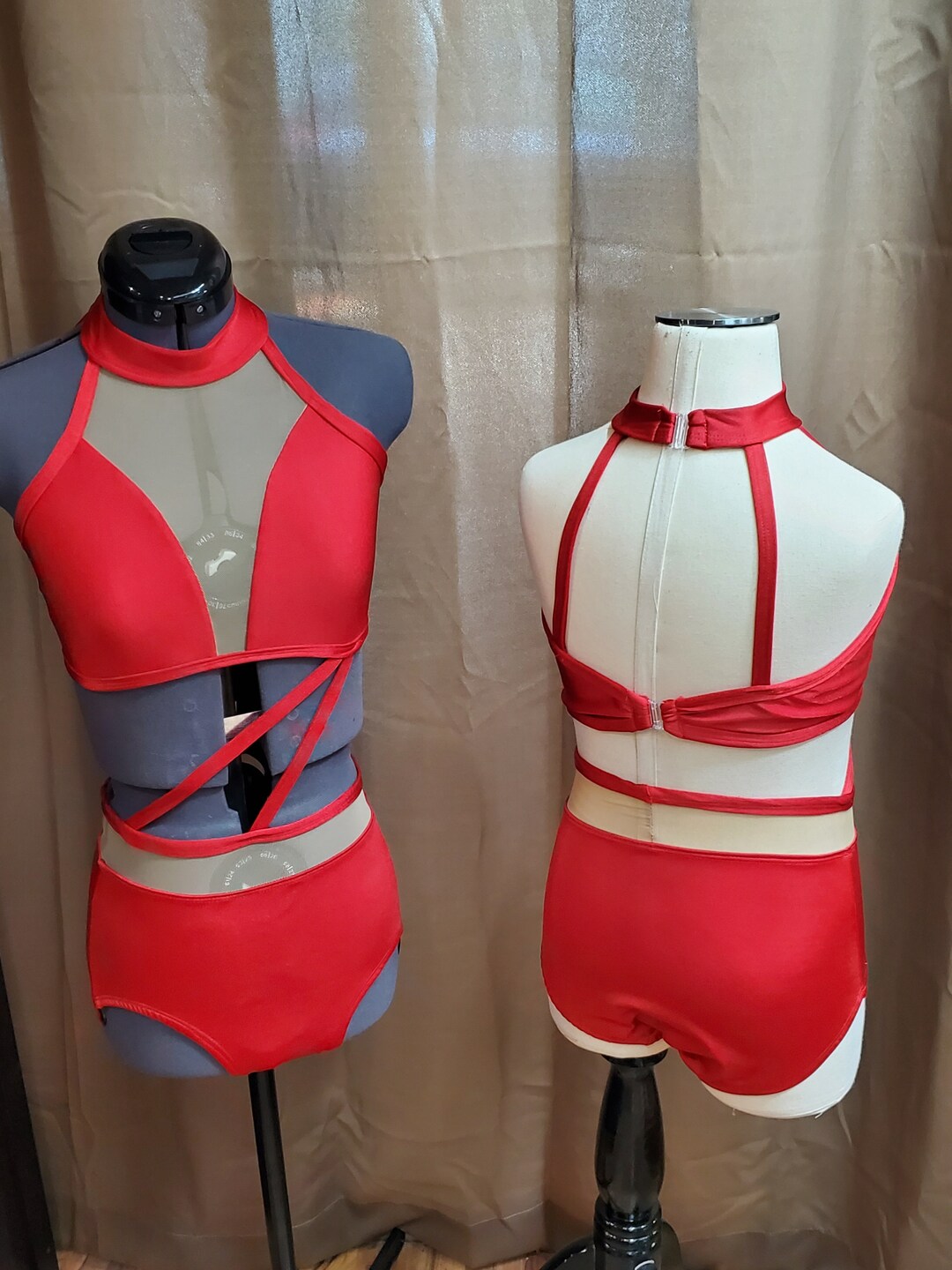 Brittney- 2 Piece Dance Base - Etsy