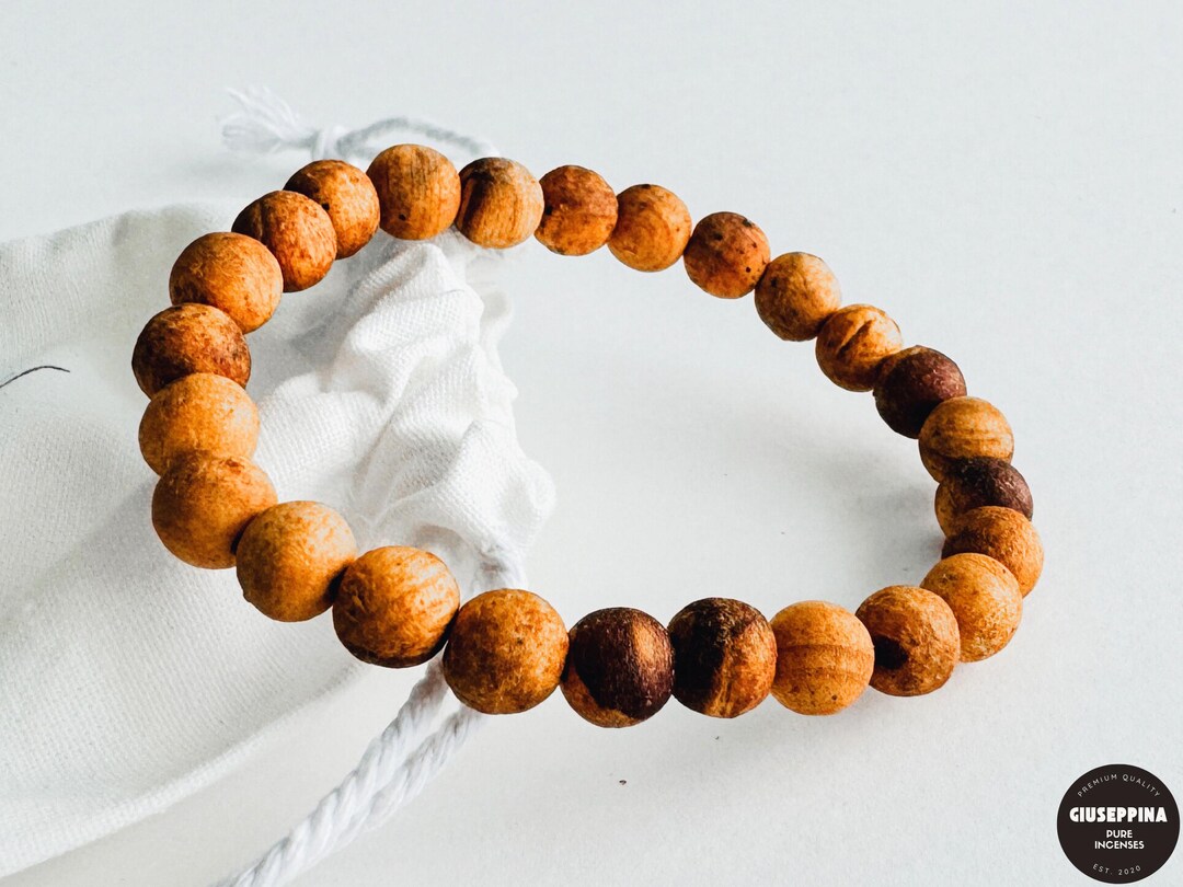 Bracelet Palo Santo fait main et provenant de sources éthiques du Pérou ...
