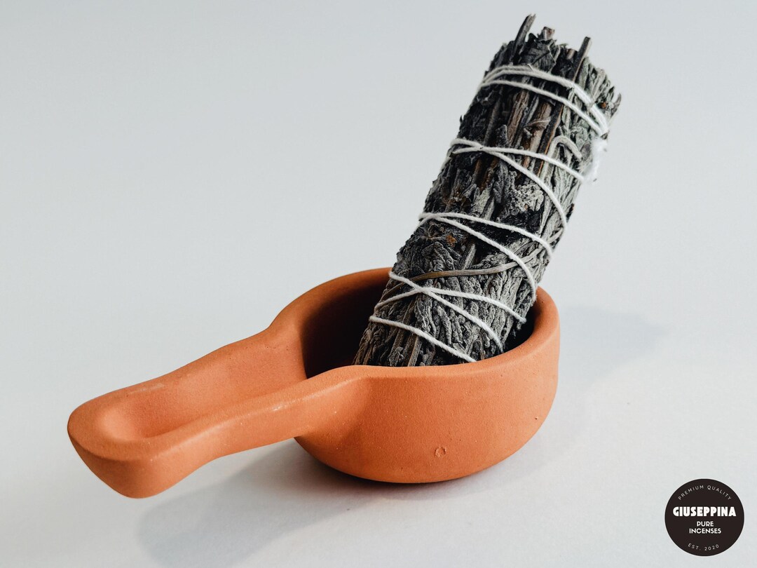 Ceramic Incense Holder With FREE Palo Santo Stick Smudge Sticks Holder ...