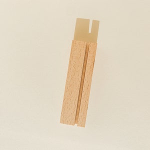 Wooden Card Holder for Affirmation Cards: Natural Wood Stand for Cards ...