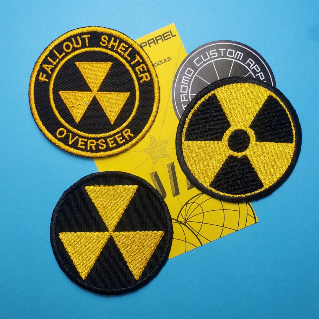 Fallout Shelter Embroidered Patch 3-pack - Iron on or Velcro - Made by ...