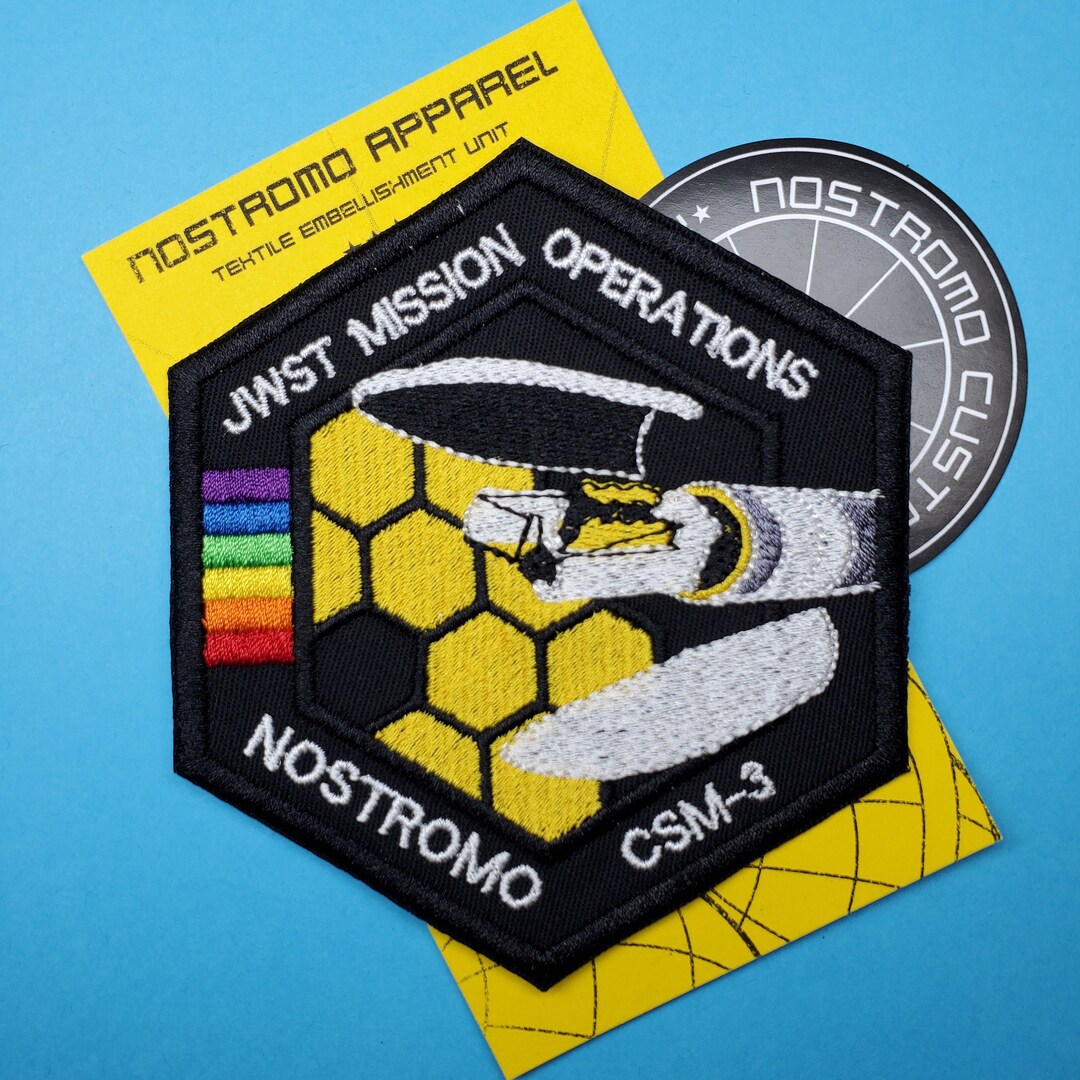 CUSTOMIZABLE TEXT Space Mission Embroidered Patch Iron on or Hook and ...