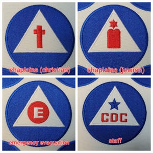 US Civil Defense Insignia Embroidered Patch 3" Iron on or Velcro - Made ...