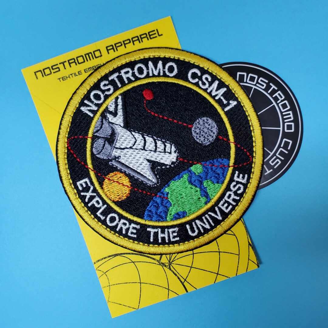 CUSTOM TEXT and COLORS Embroidered Space Mission Patch Iron on - Etsy