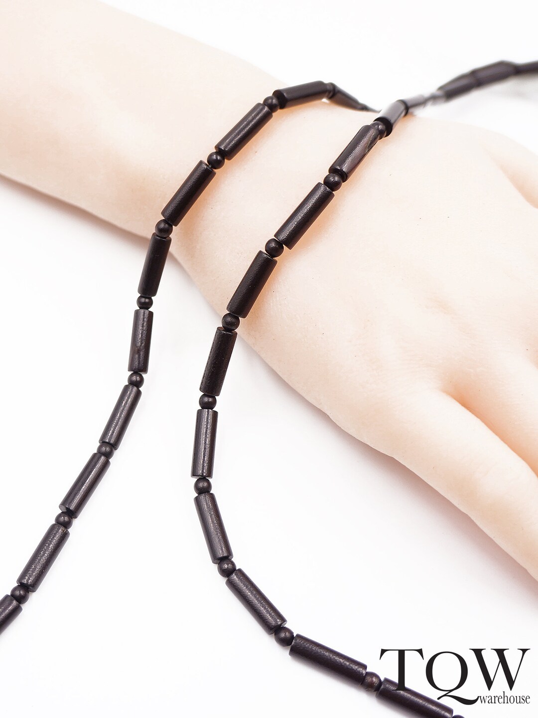 Black Sea Bamboo Tube With Ball Joint Beads Raw Material for Jewelry ...