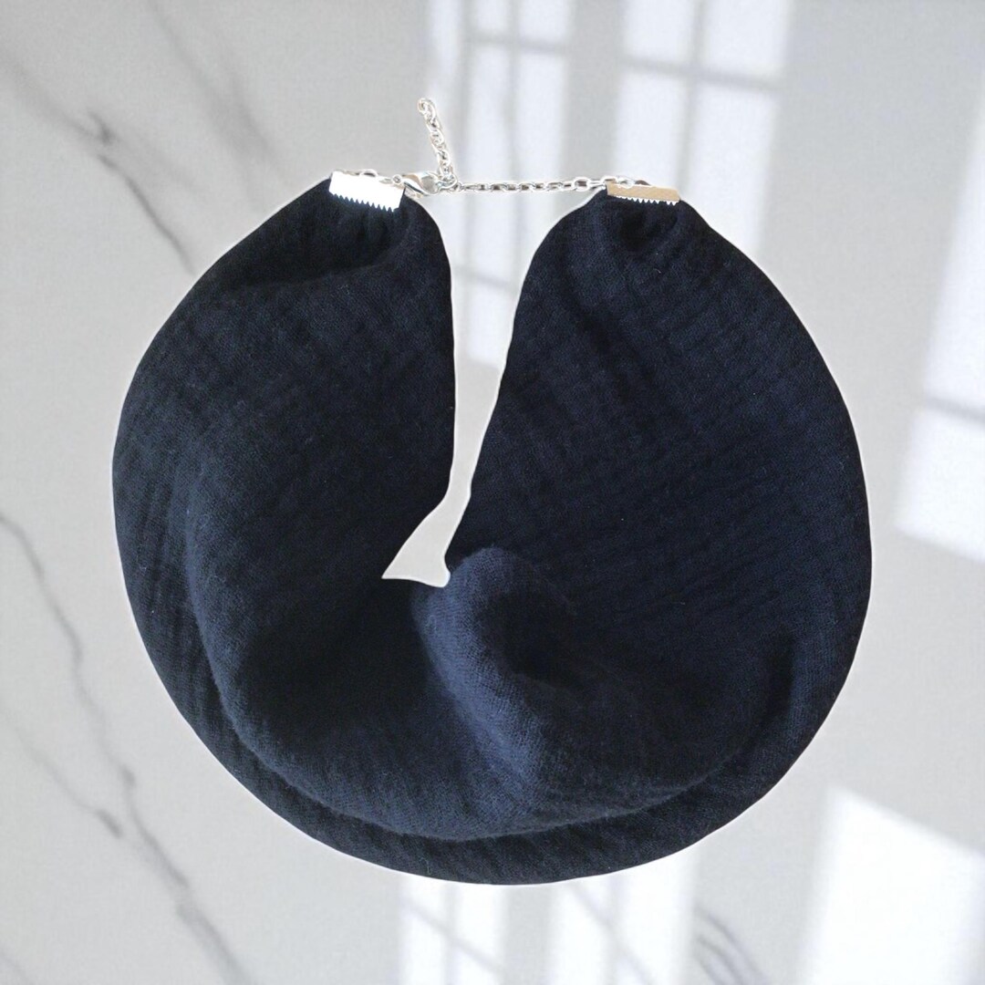 Organic Cotton Thyroid Scar Cover / Thyroid Scarf / Scarf Necklace ...