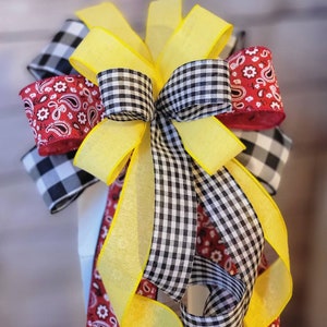 Country Decor, Rustic Decor, Farmhouse Decor, Country Bow, Country ...