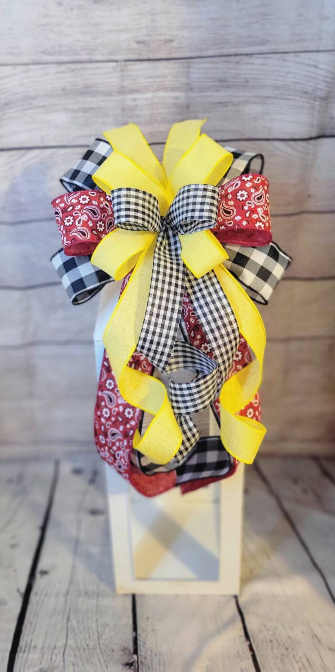 Country Decor, Rustic Decor, Farmhouse Decor, Country Bow, Country ...