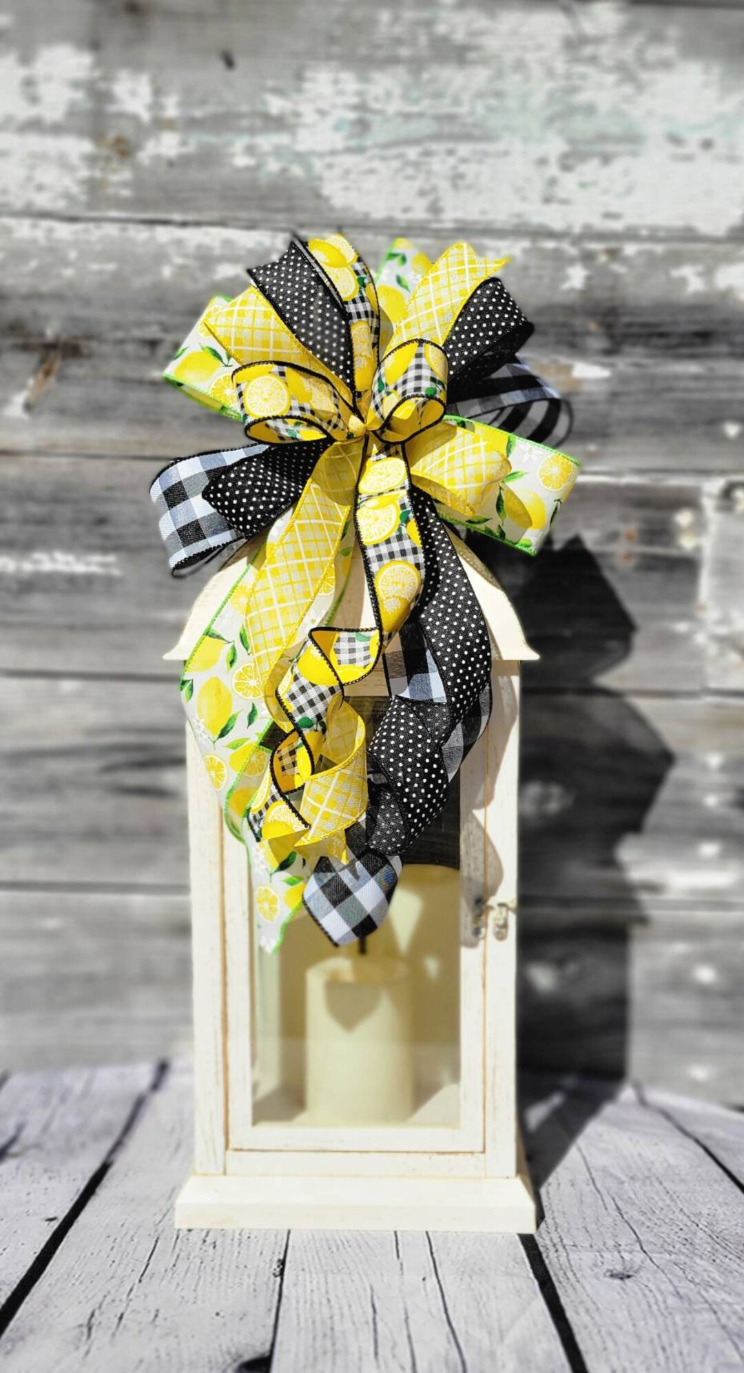 Lemon Decor Summer Decor Lemon Bow Lemon Wreath Summer Wreath