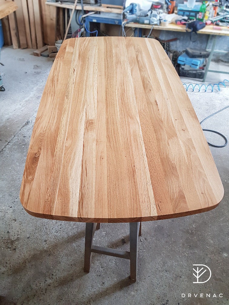 Oak Wood Dining Table - Etsy