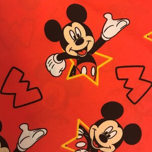 Mickey Mouse Orange Background - Etsy