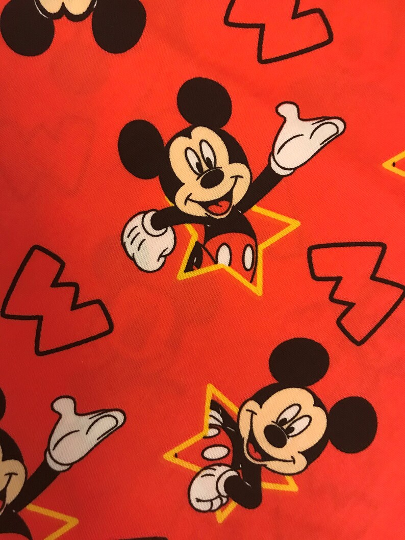 Mickey Mouse Orange Background - Etsy