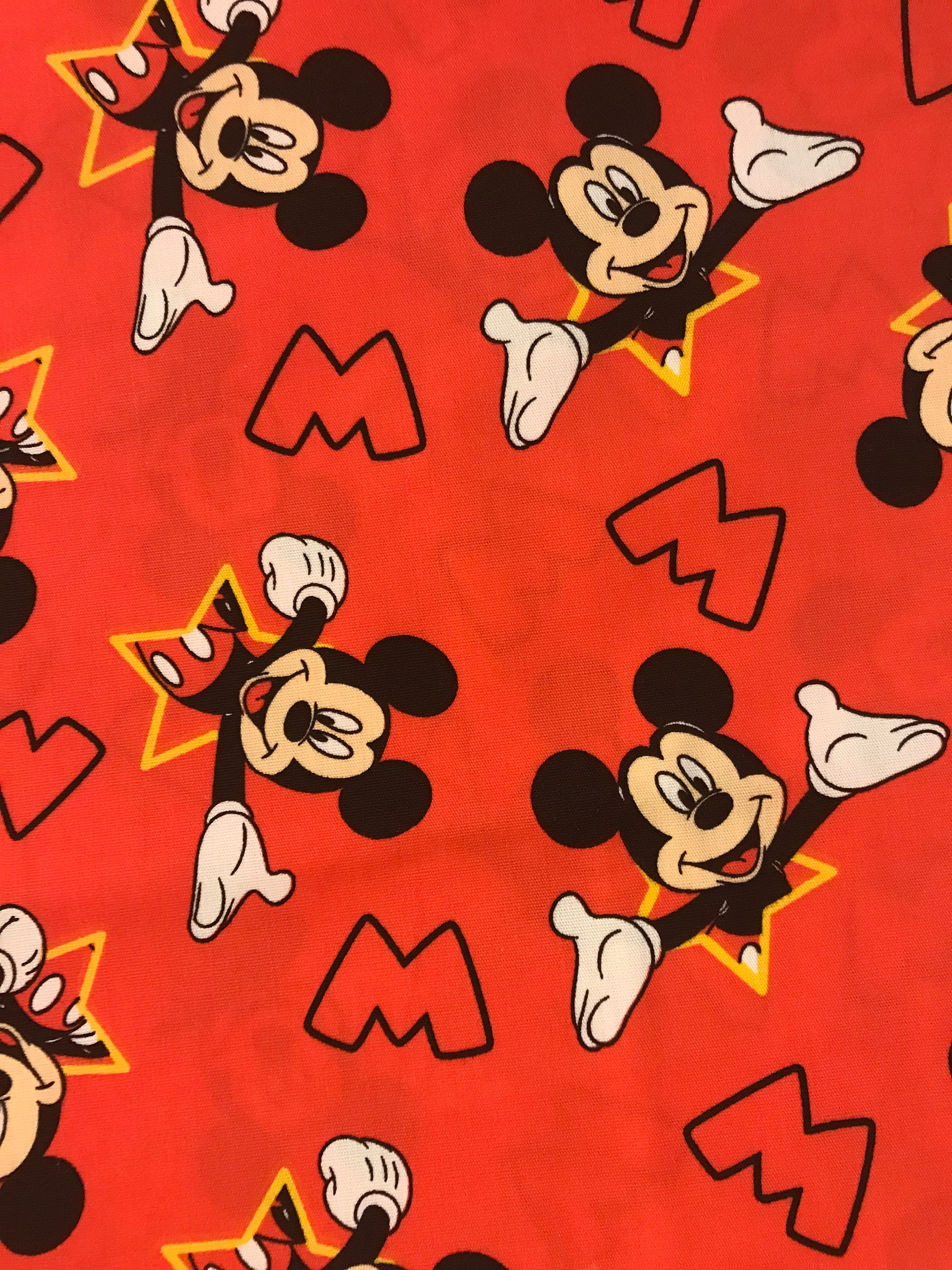 Mickey Mouse Orange Background - Etsy