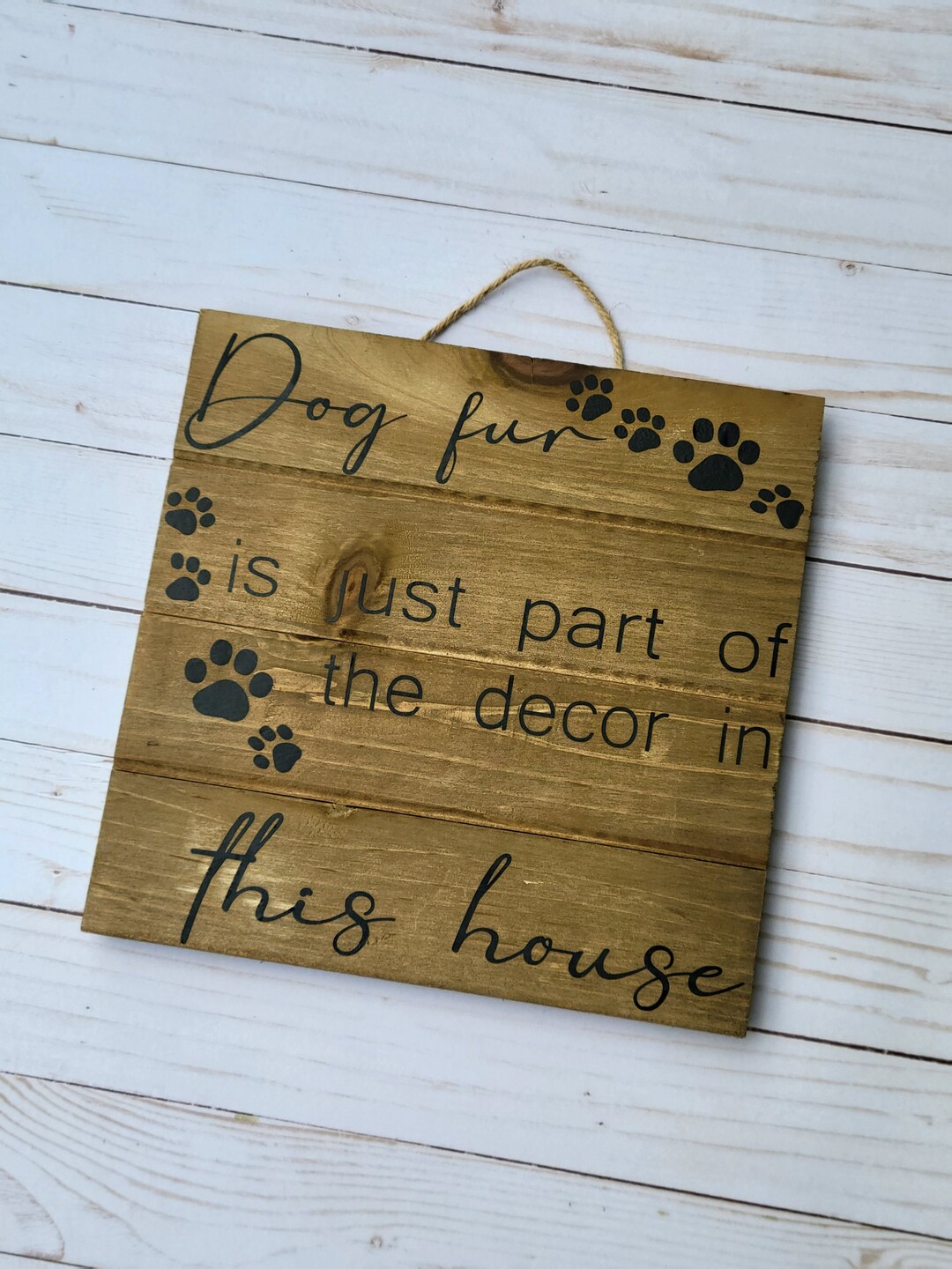Wooden Dog Sign Dog Fur Sign - Etsy
