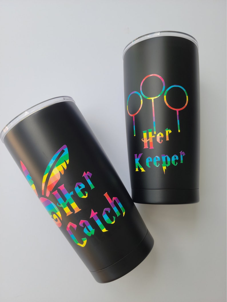 Pride Tumbler Pride T Cups For Couples Lgbtq Partner T Her Catch