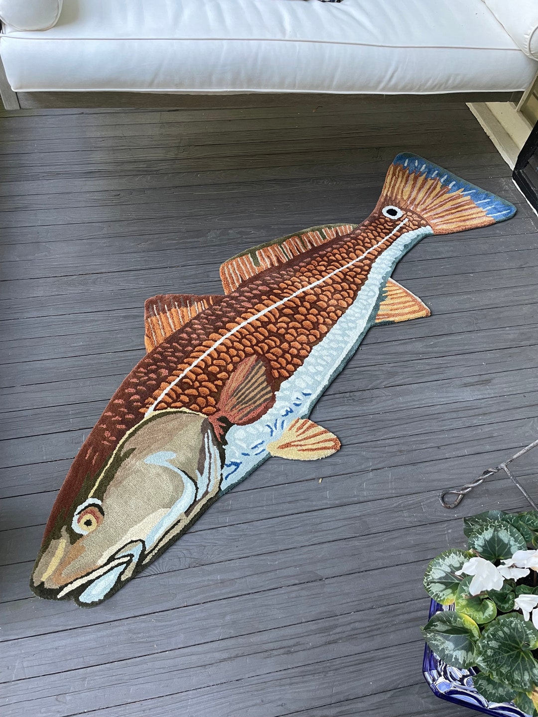 Redfish Rug - Etsy