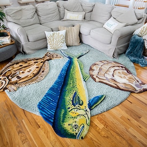 Redfish Rug - Etsy