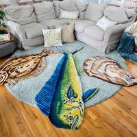 Redfish Rug - Etsy