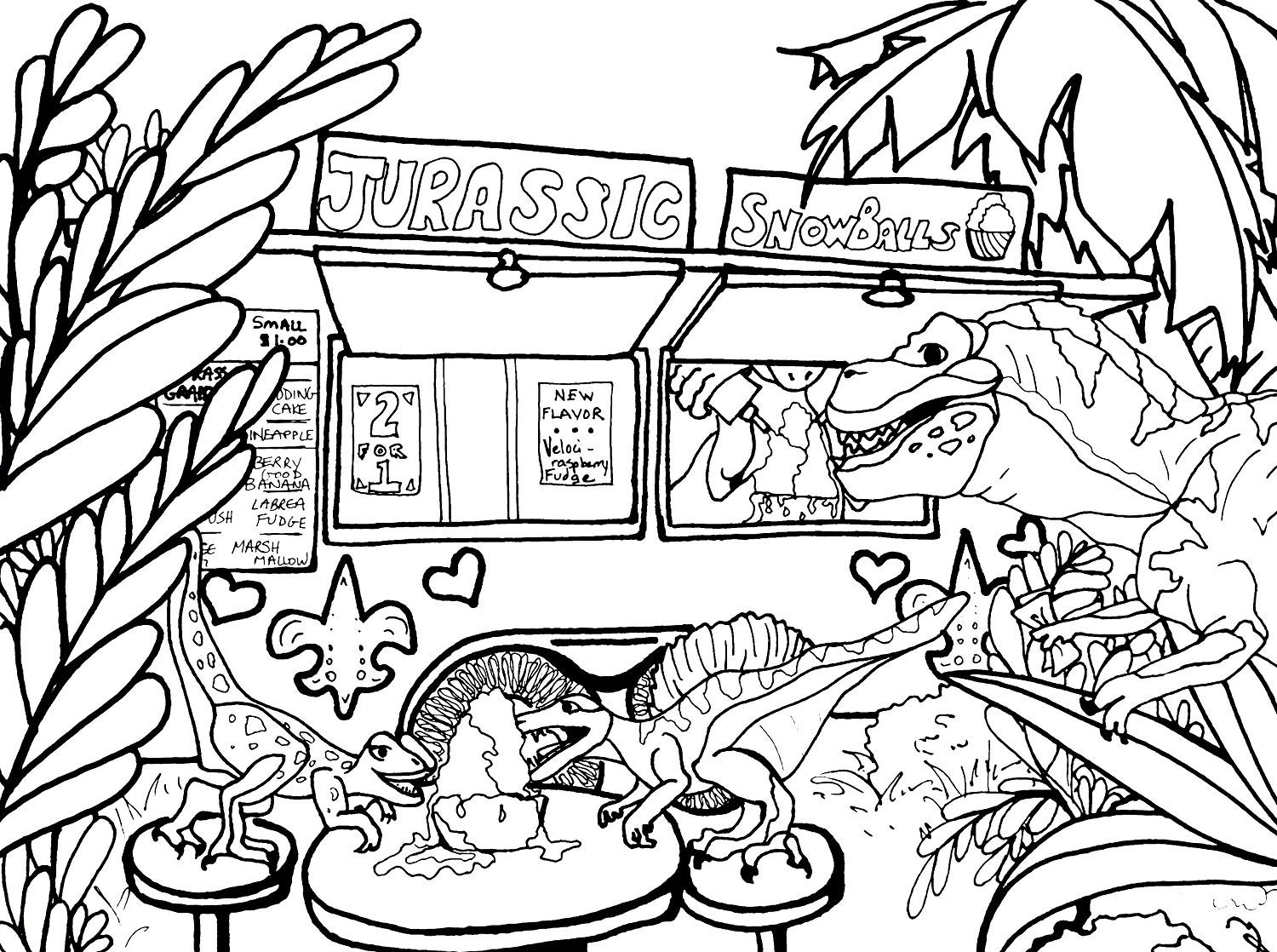 Dino Coloring Book No. 3 - Etsy