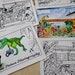 Dino Coloring Book No. 3 - Etsy