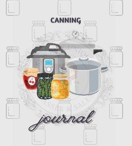 Letter Sized 8.5 X 11 Organization Canning Journal Digital - Etsy