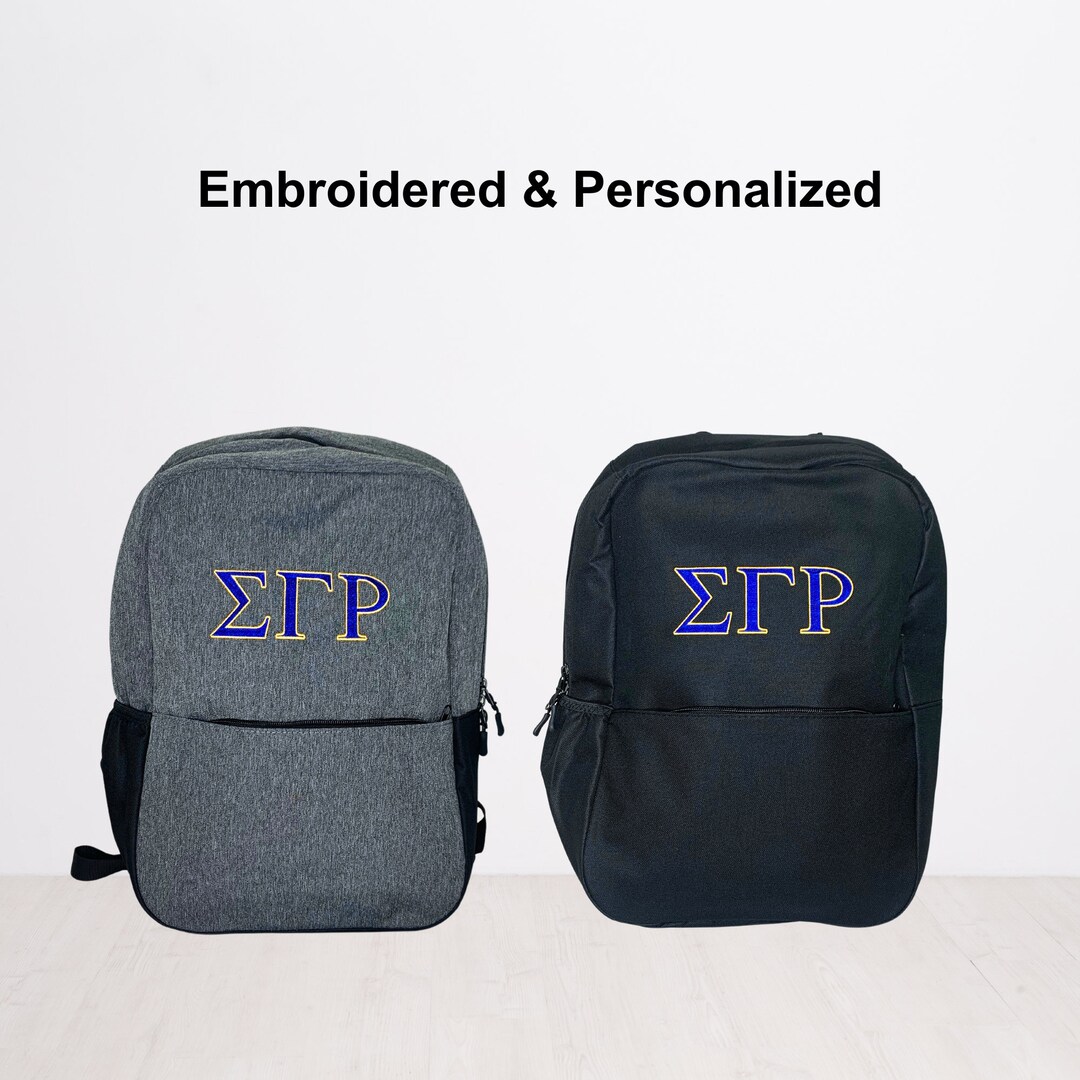 Sigma Gamma Rho Personalized Embroidered Backpack Bookbag - Etsy