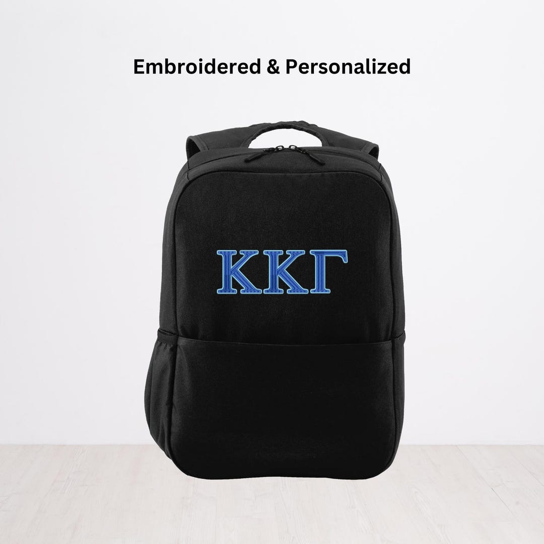 Kappa Kappa Gamma Personalized Embroidered Backpack Bookbag - Etsy