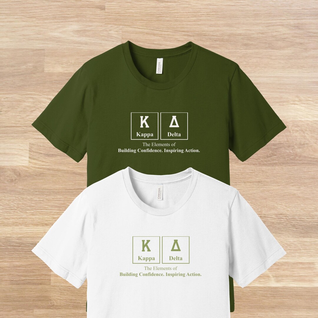 Kappa Delta Elements Table T-shirt, About the Organization - Etsy