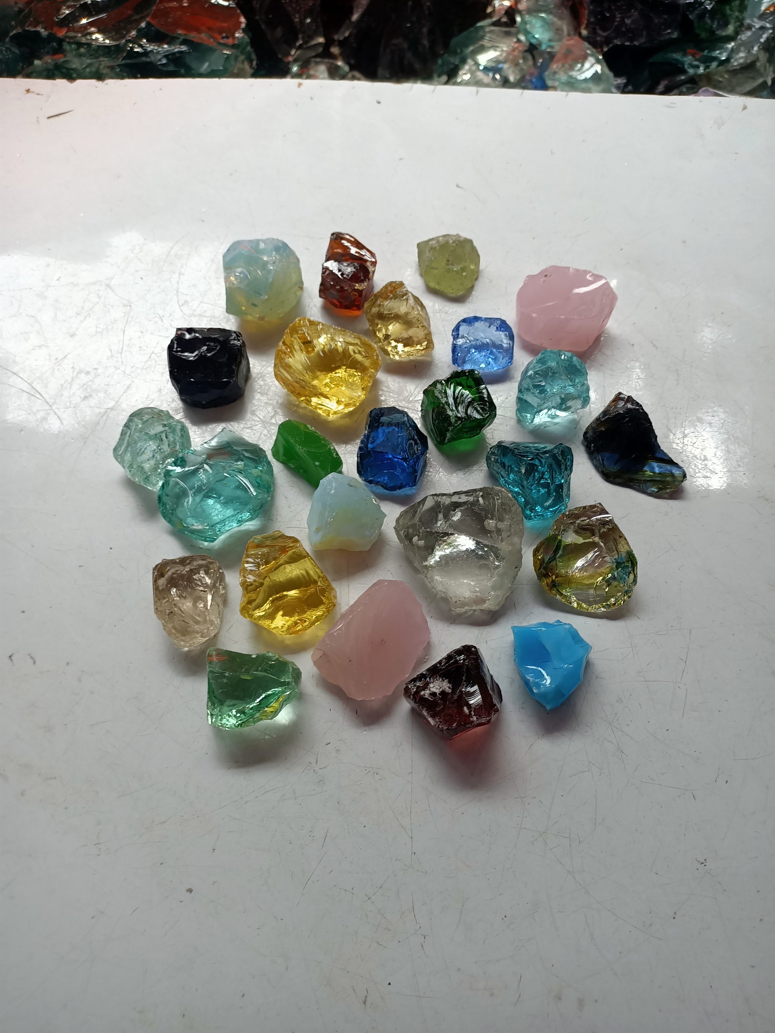 1kg(eb64)25pcs "special Rainbow Combination Rare Colours" of Andara ...