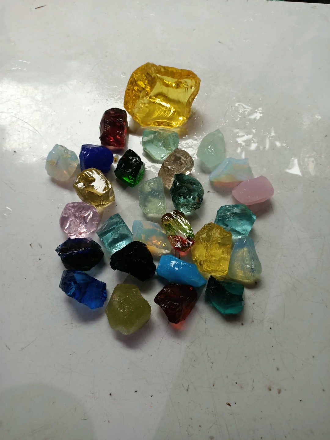 1kg+(eb62)27pcs/25-190gr "mix Rare Colours Combination Extra Big Gold ...