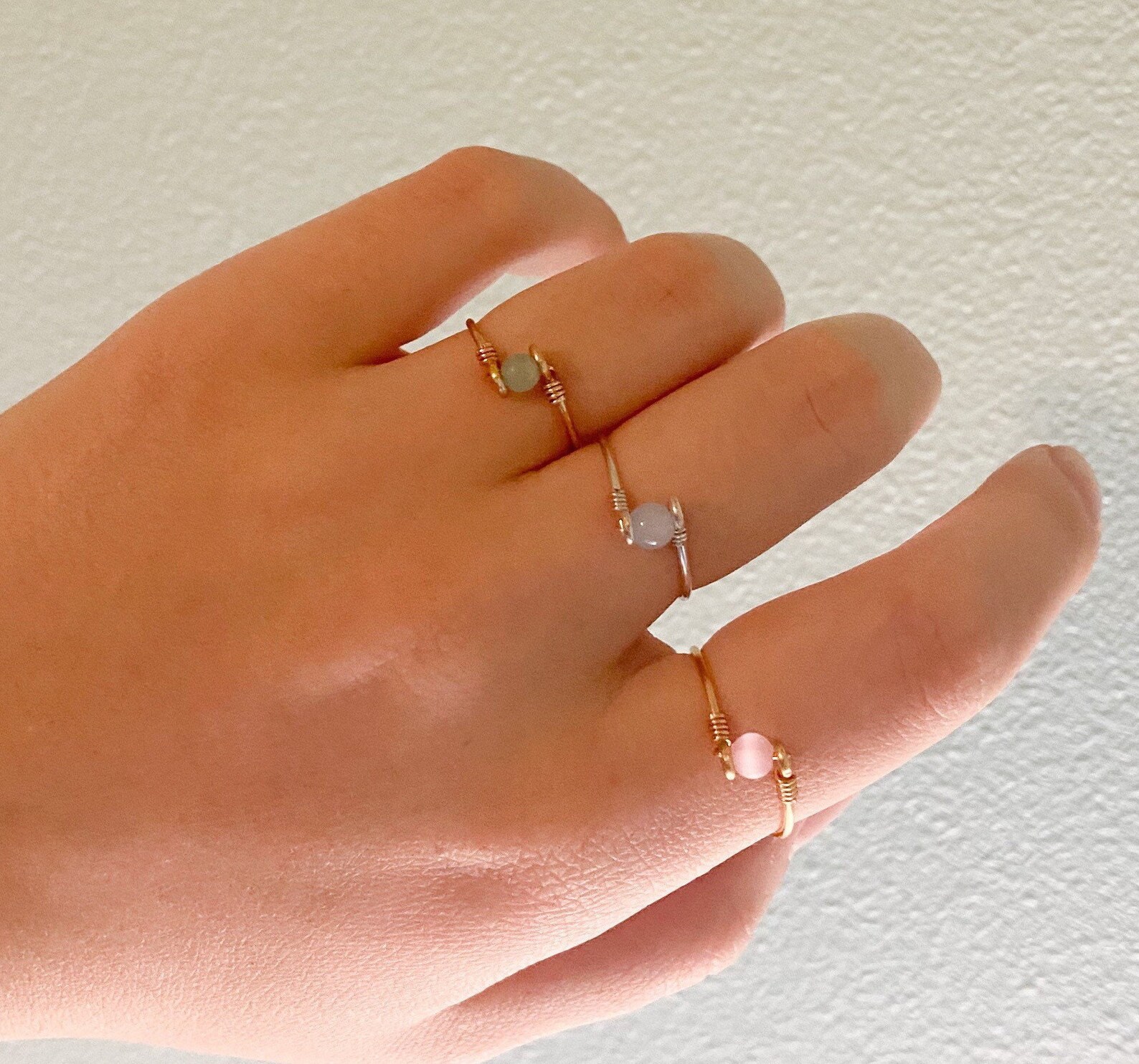 Dainty Wire Wrapped Ring - Etsy