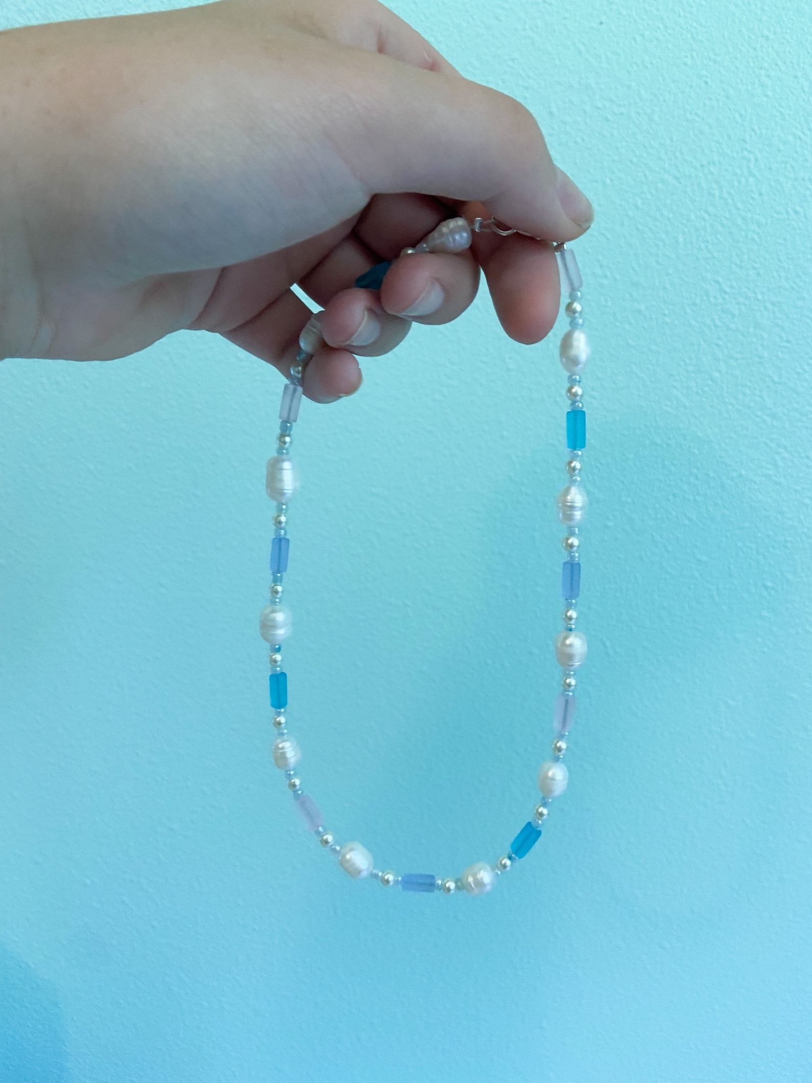 Summer Beaded Necklace | Etsy