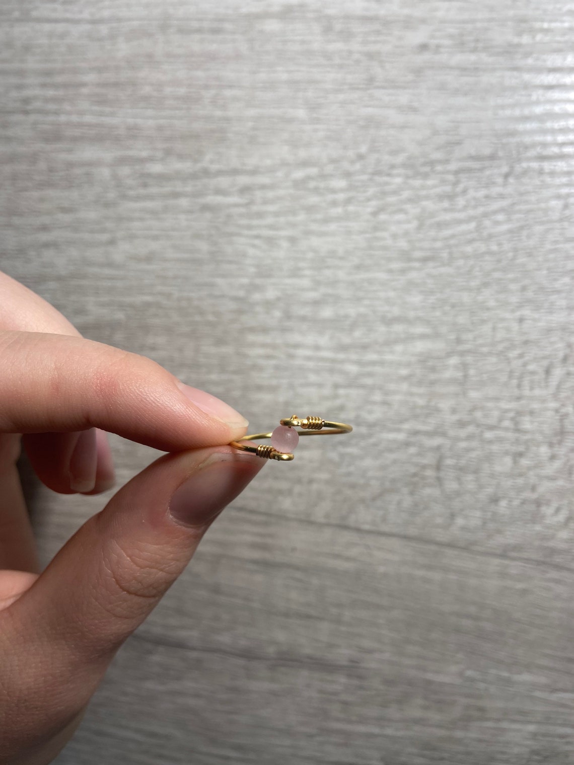 Dainty Wire Wrapped Ring - Etsy