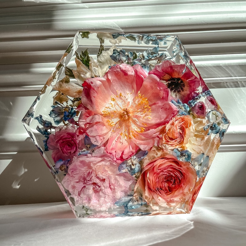 Resin Flower Bouquet - Etsy