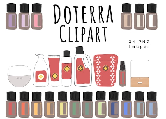 Ätherisches Öl Clipart die Doterra ätherischeÖle entsprechen. - Etsy.de