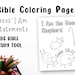 Bible Coloring Pages. Jesus' "i Am" Statements. Digital Download. Bible ...