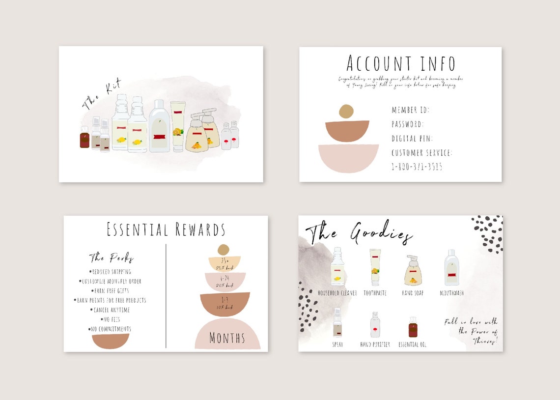 Thieves Welcome Starter Kit. Young Living Member Welcome Kit. | Etsy