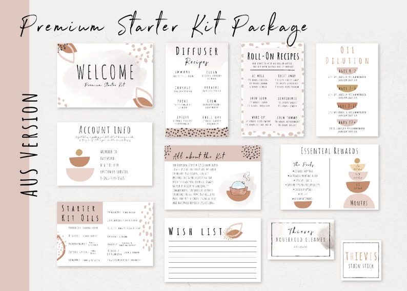 Member Welcome Kit. Australian Version. Young Living Member - Etsy