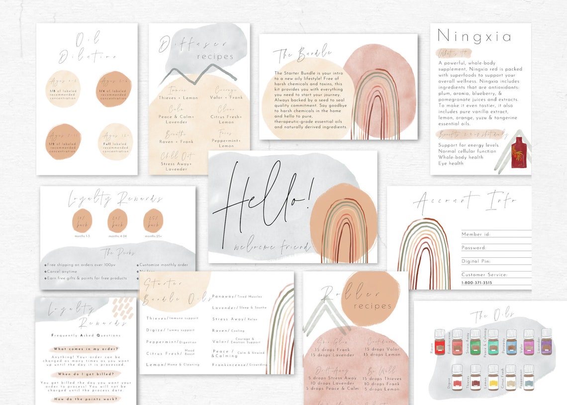 Boho Member Welcome Kit. Young Living Member Welcome Kit. Essential Oil ...