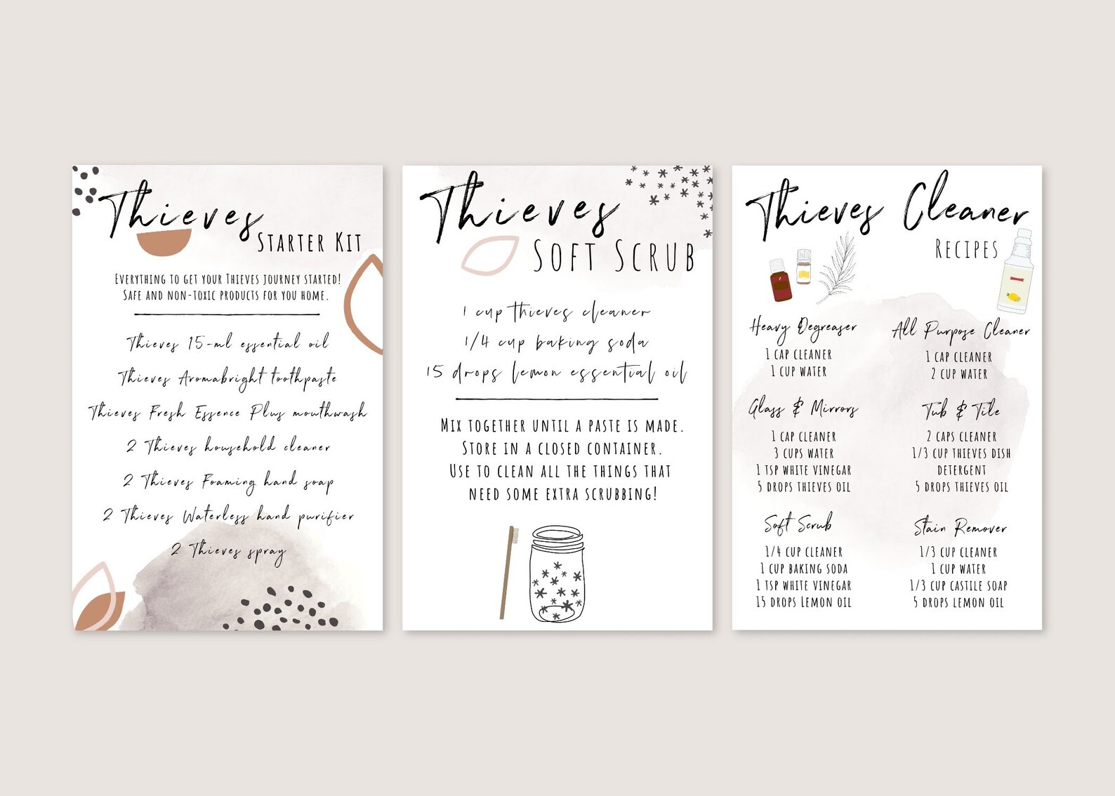 Thieves Welcome Starter Kit. Young Living Member Welcome Kit. | Etsy