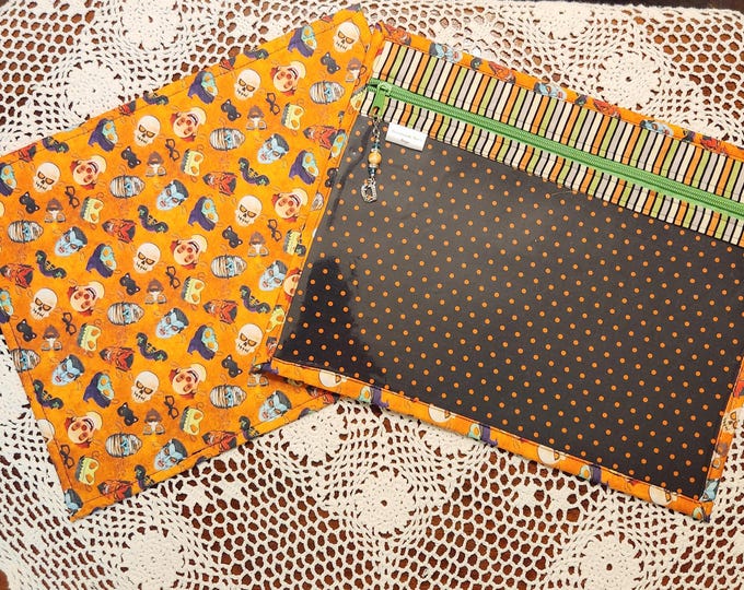 Birds Vinyl Front Zipper Project Bags With Thread Beds - Etsy