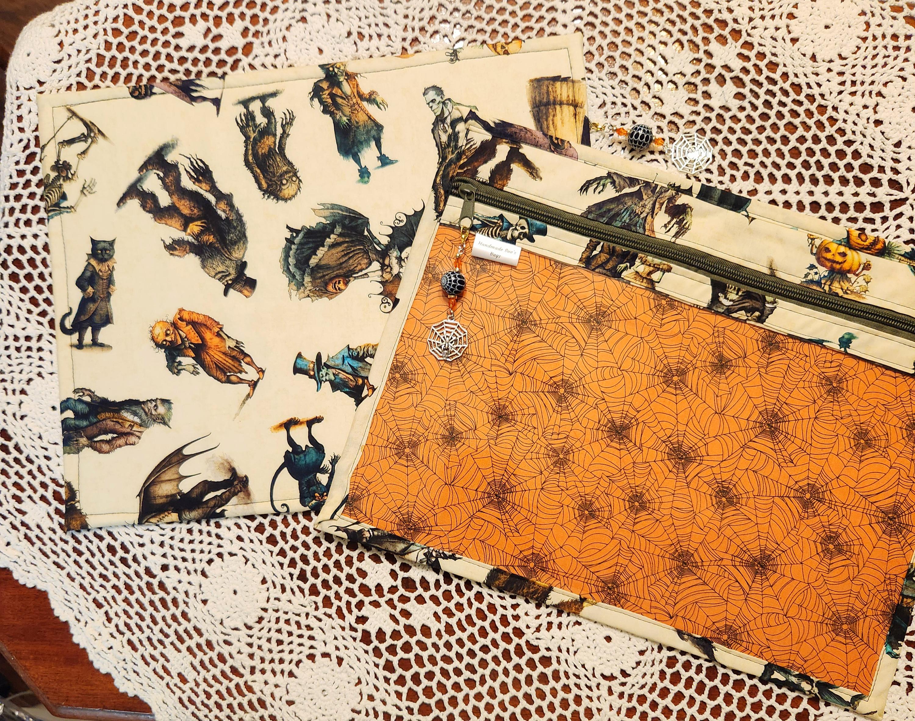 Vinyl Front Zipper Project Bags With Thread Beds - Etsy