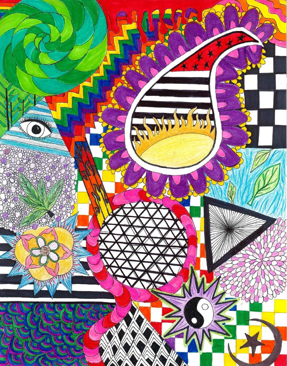 Brain Scramble Print | Etsy